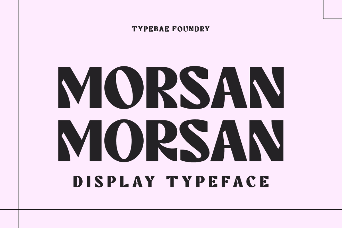 Morsan Font | Typebae | FontSpace