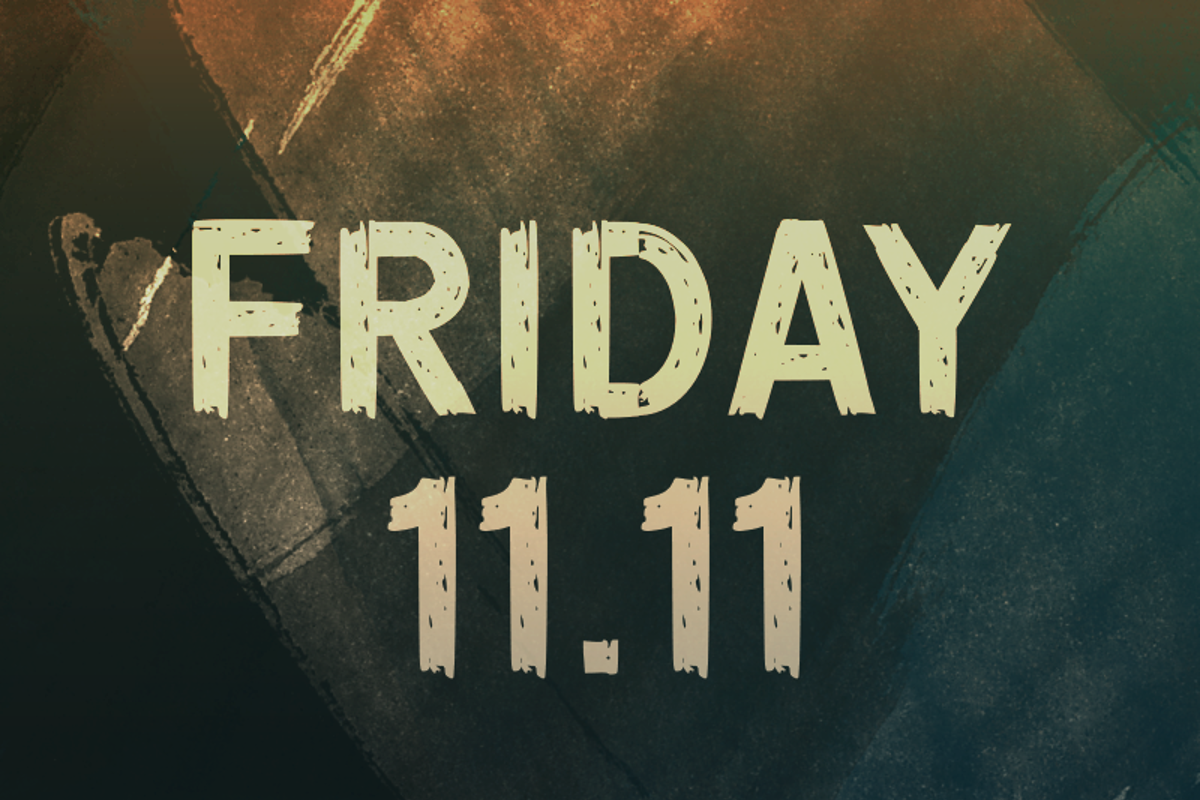 Friday 11.11 Font | wepfont | FontSpace