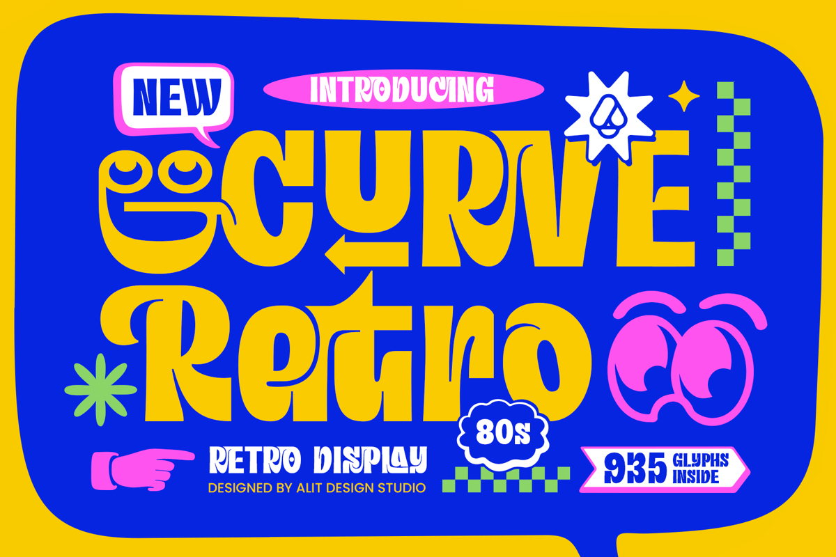 Curve Retro Font - Free Download
