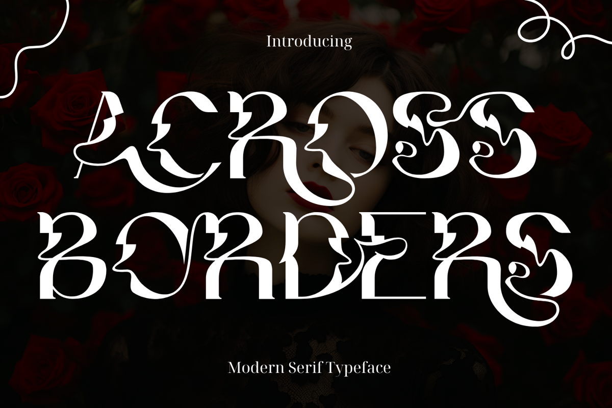 ACROSS BORDERS Font | 177Studio | FontSpace