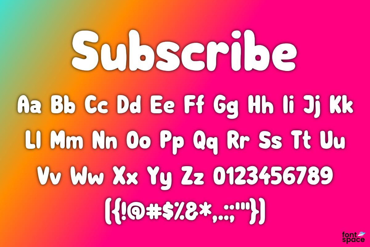 Subscribe Font | Vladimir Nikolic | FontSpace