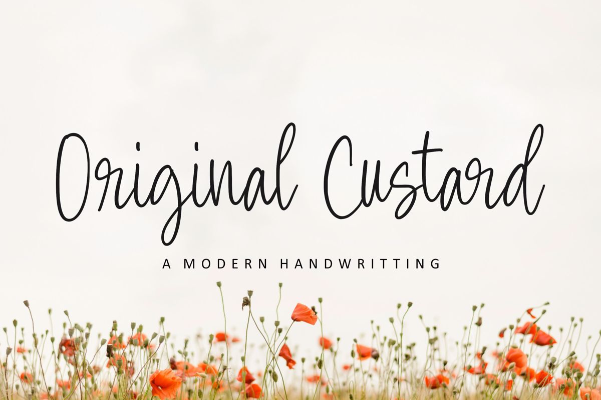 Original Custard Font - Free Download
