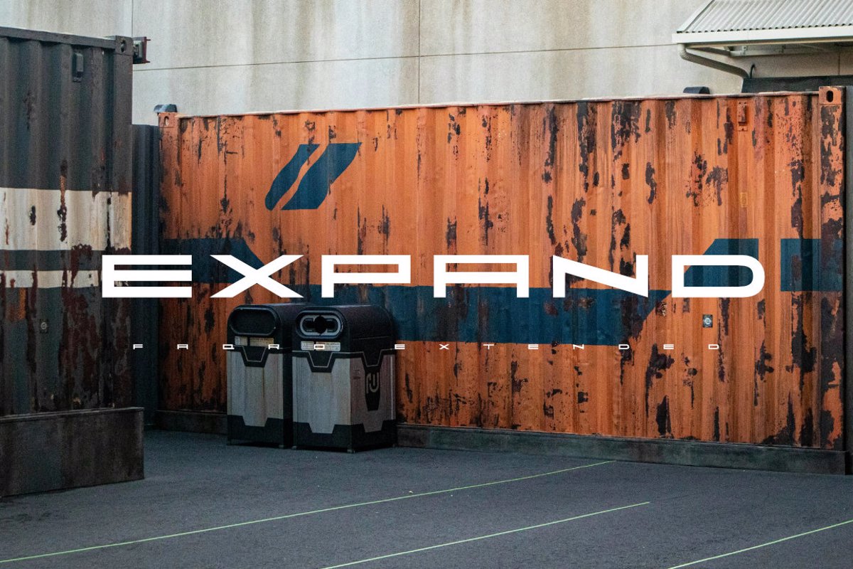 Faqro Extended Expand Font | ffeeaarr | FontSpace