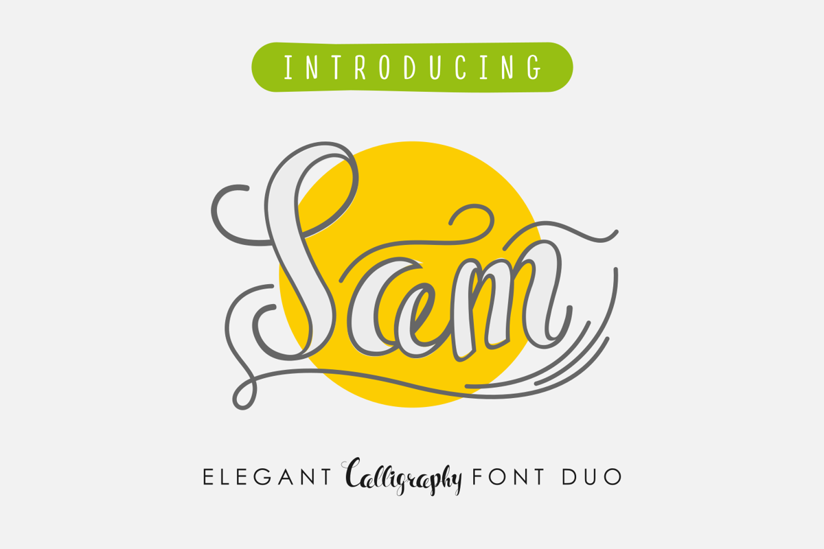 Sam Font | Edric Studio | FontSpace