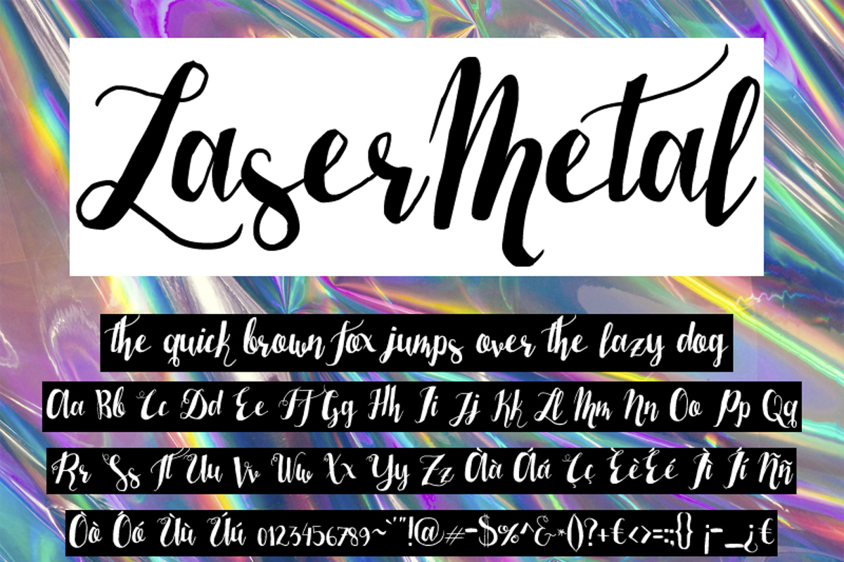 Laser Metal Font - Free Download