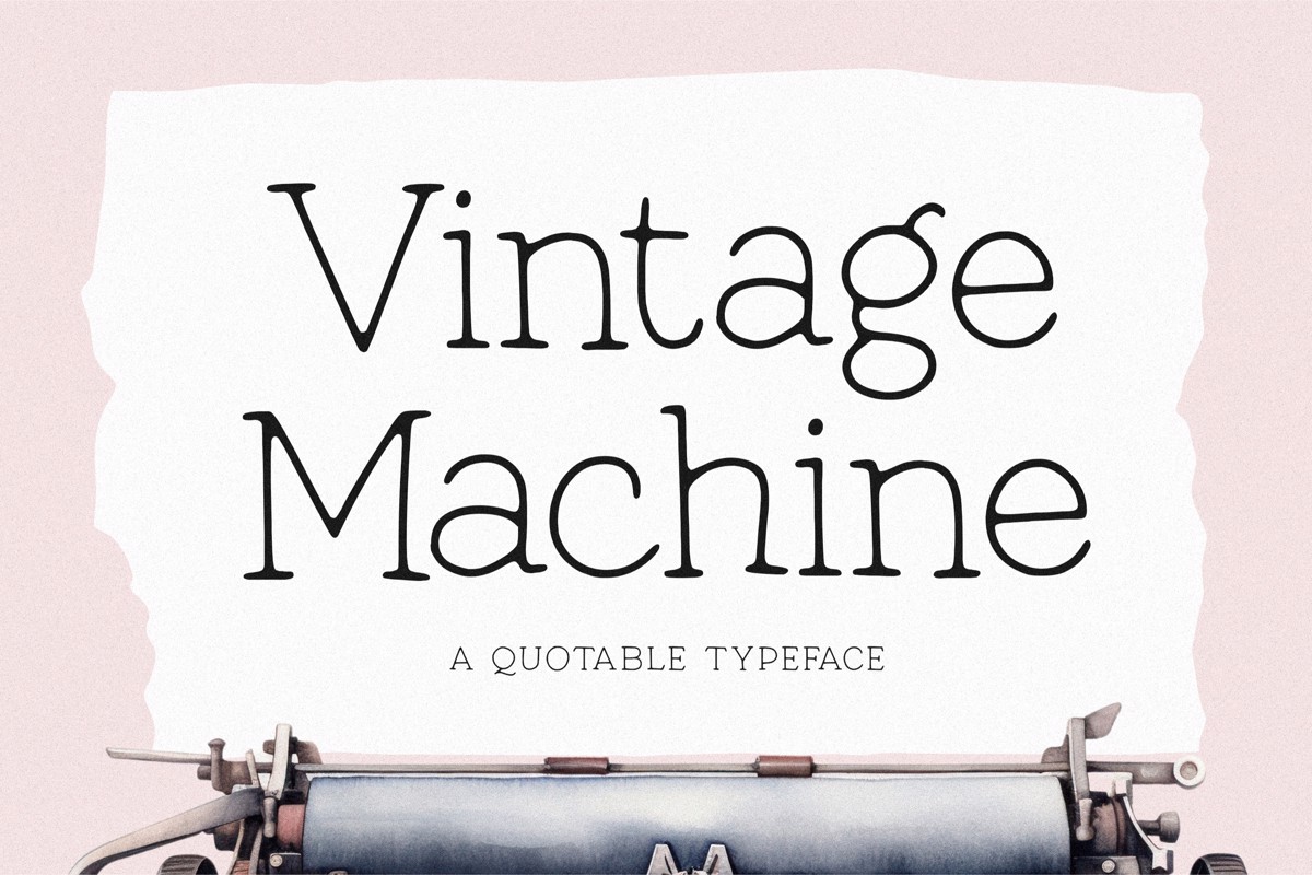 Vintage Machine Font | balpirick | FontSpace