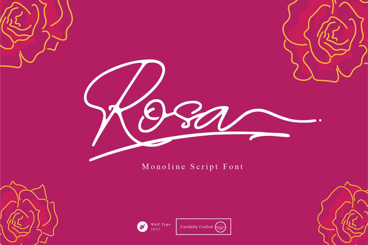 Rosa Font | WAPtype | FontSpace
