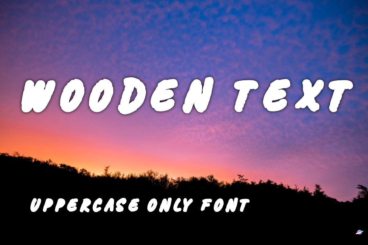 Wooden Text Font | Creativetacos | FontSpace