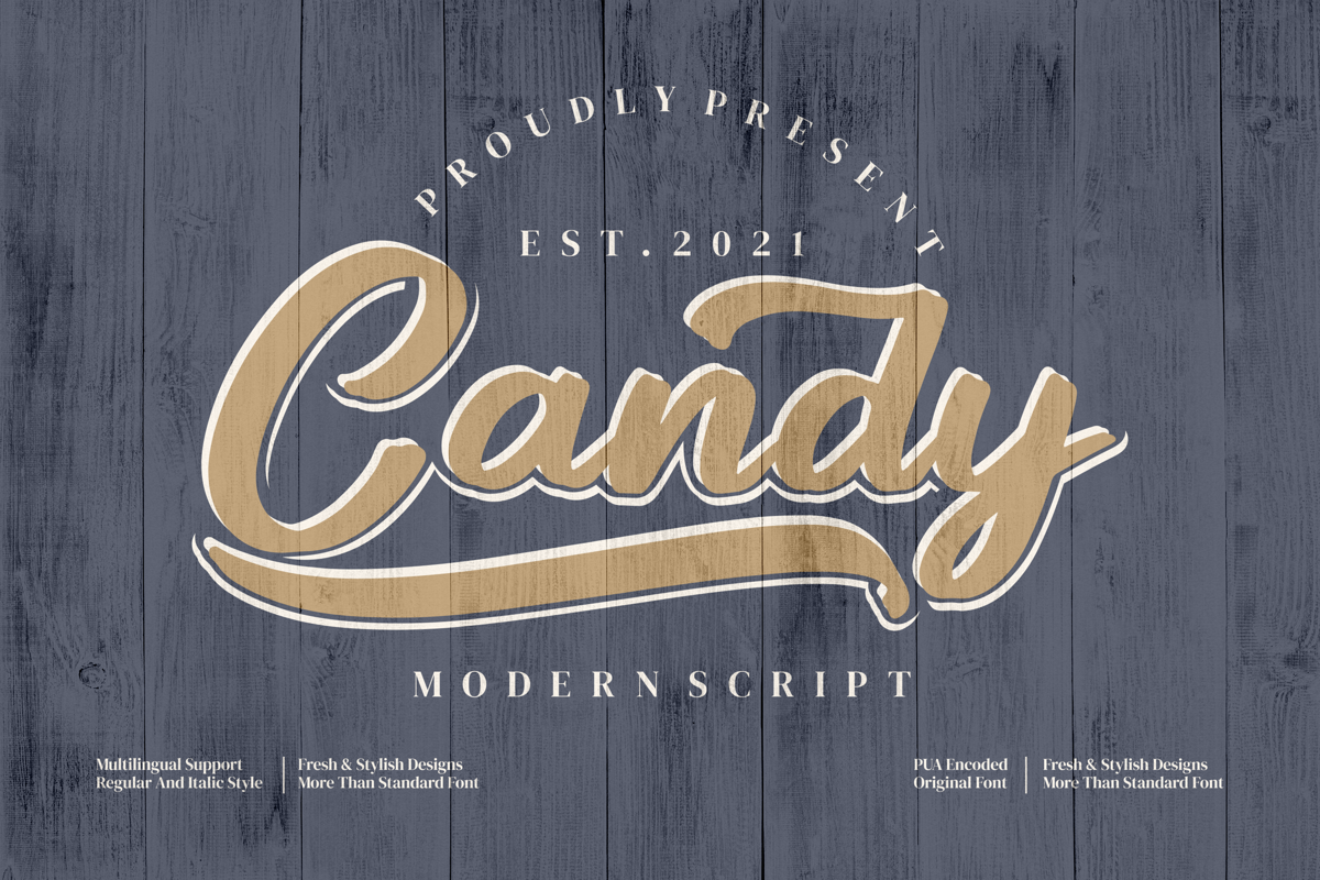 Candy Font | Integritype Studio | FontSpace