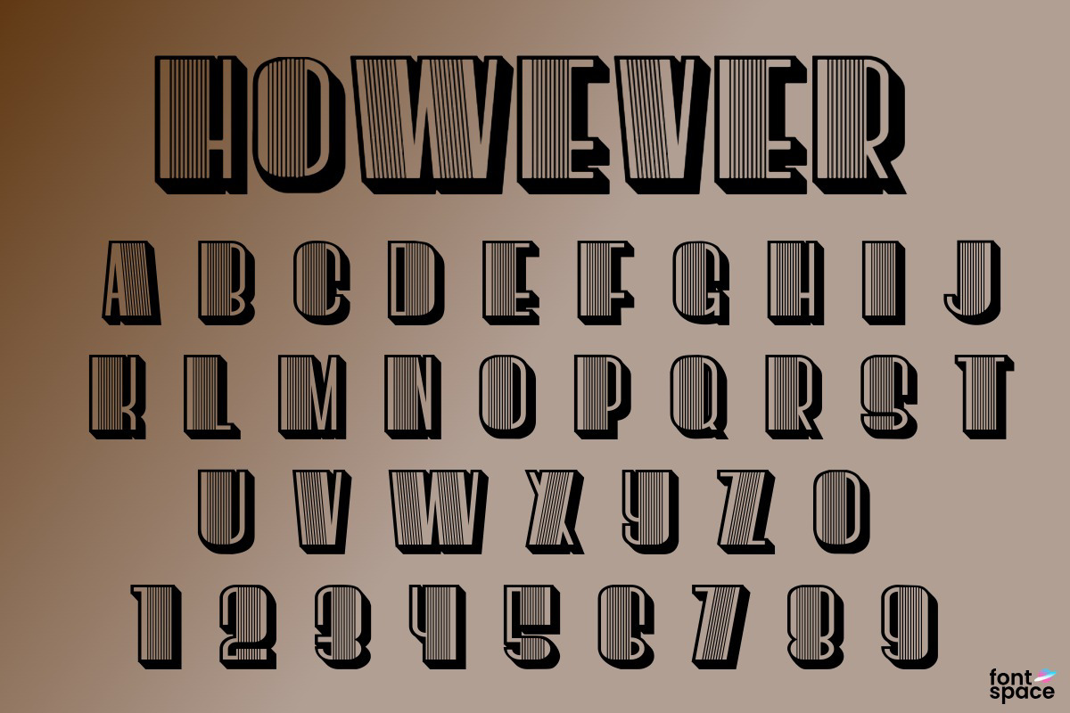 However Font - Free Download