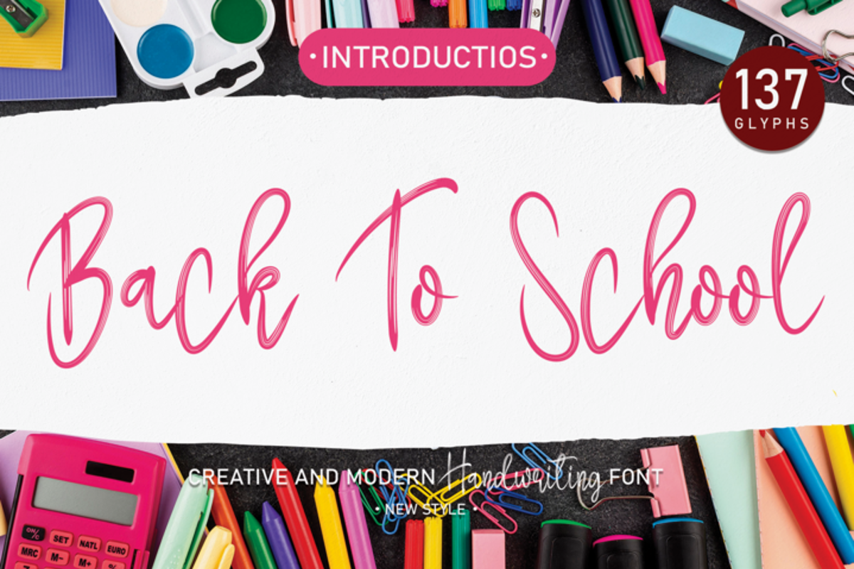 Back To School Font | scratchones_creative | FontSpace