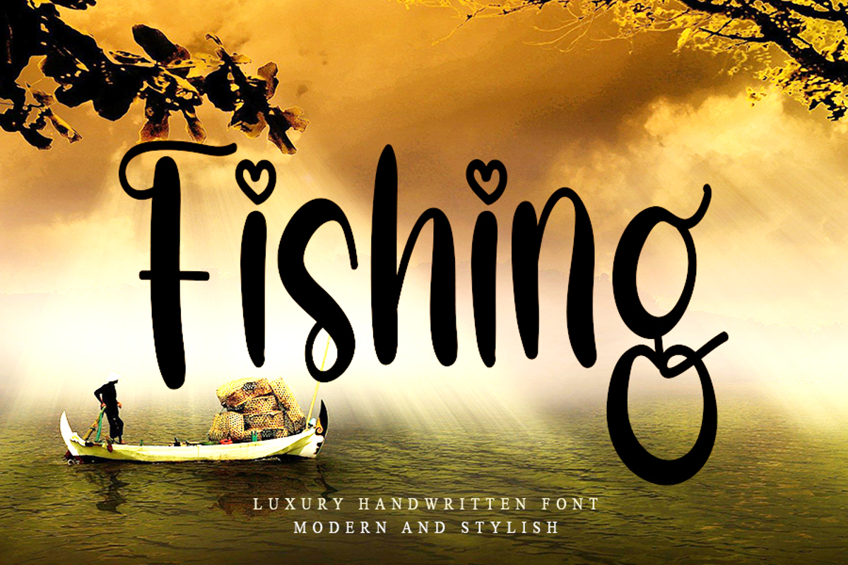 Fishing Font - Free Download