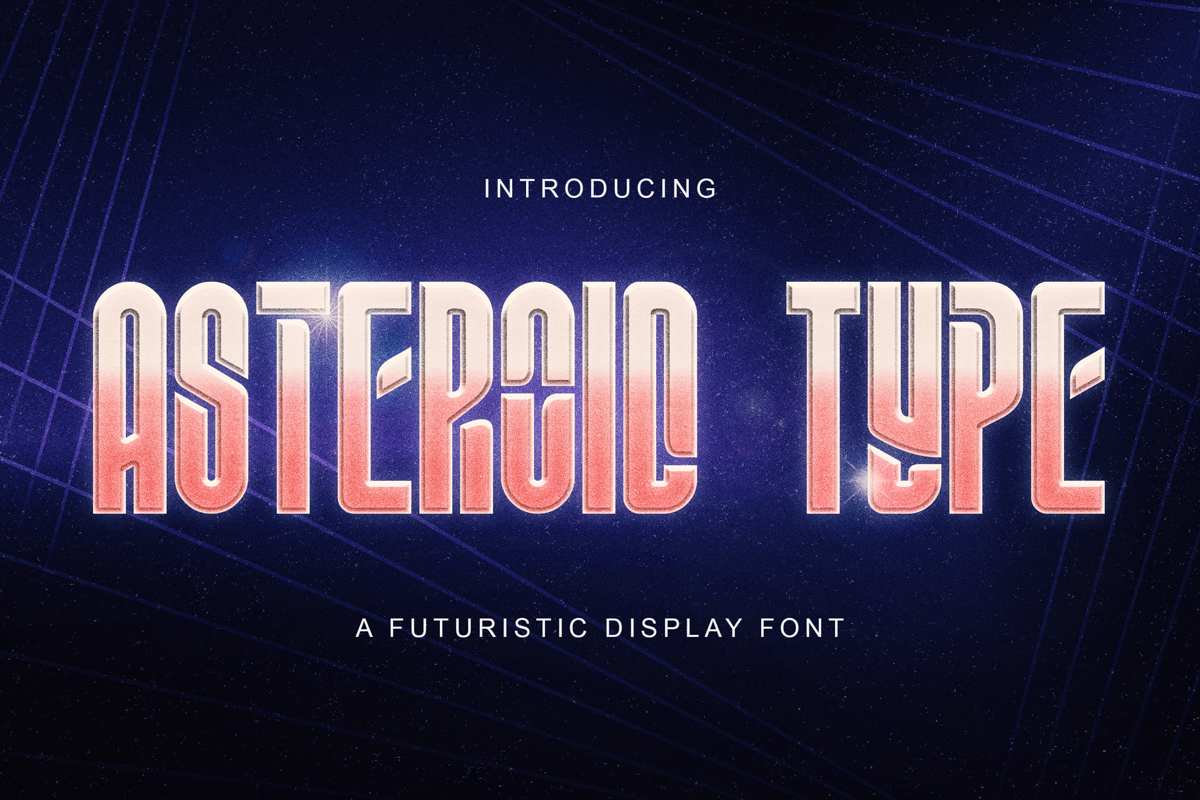 ASTEROID TYPE Font | StringLabs | FontSpace