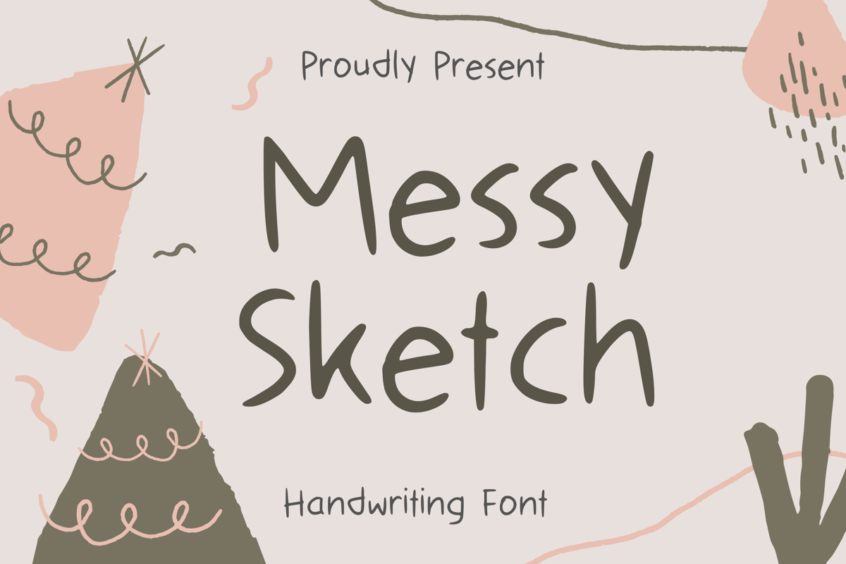 Messy Sketch Font | Aisyah | FontSpace