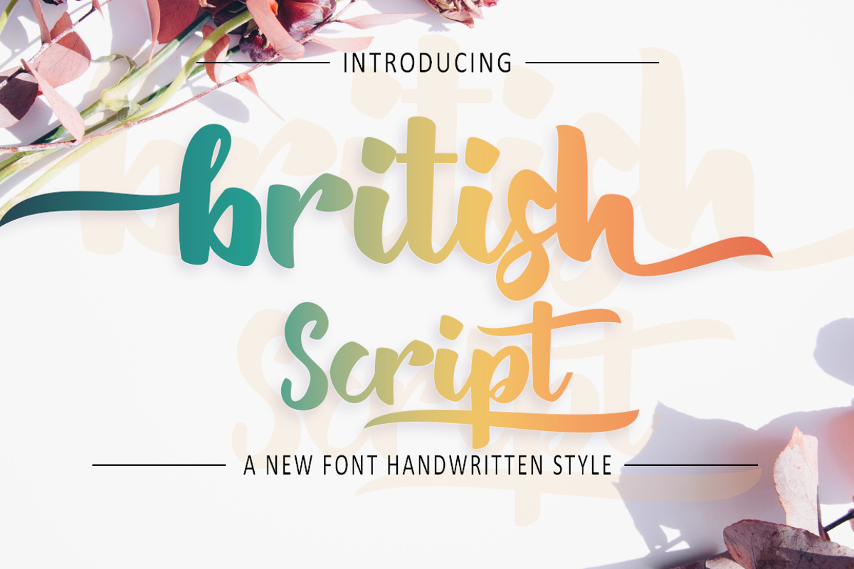 British Script Font | Zulkhairilettering | FontSpace