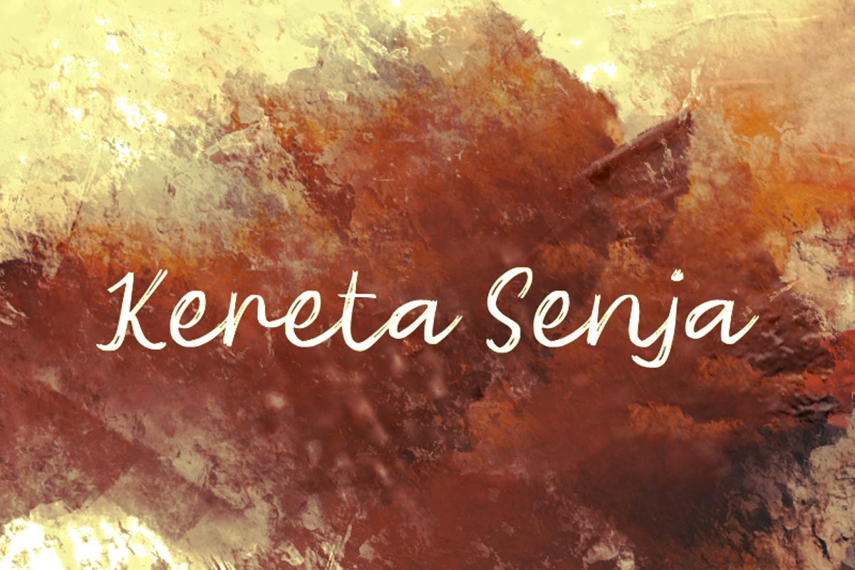 K Kereta Senja Font | wepfont | FontSpace