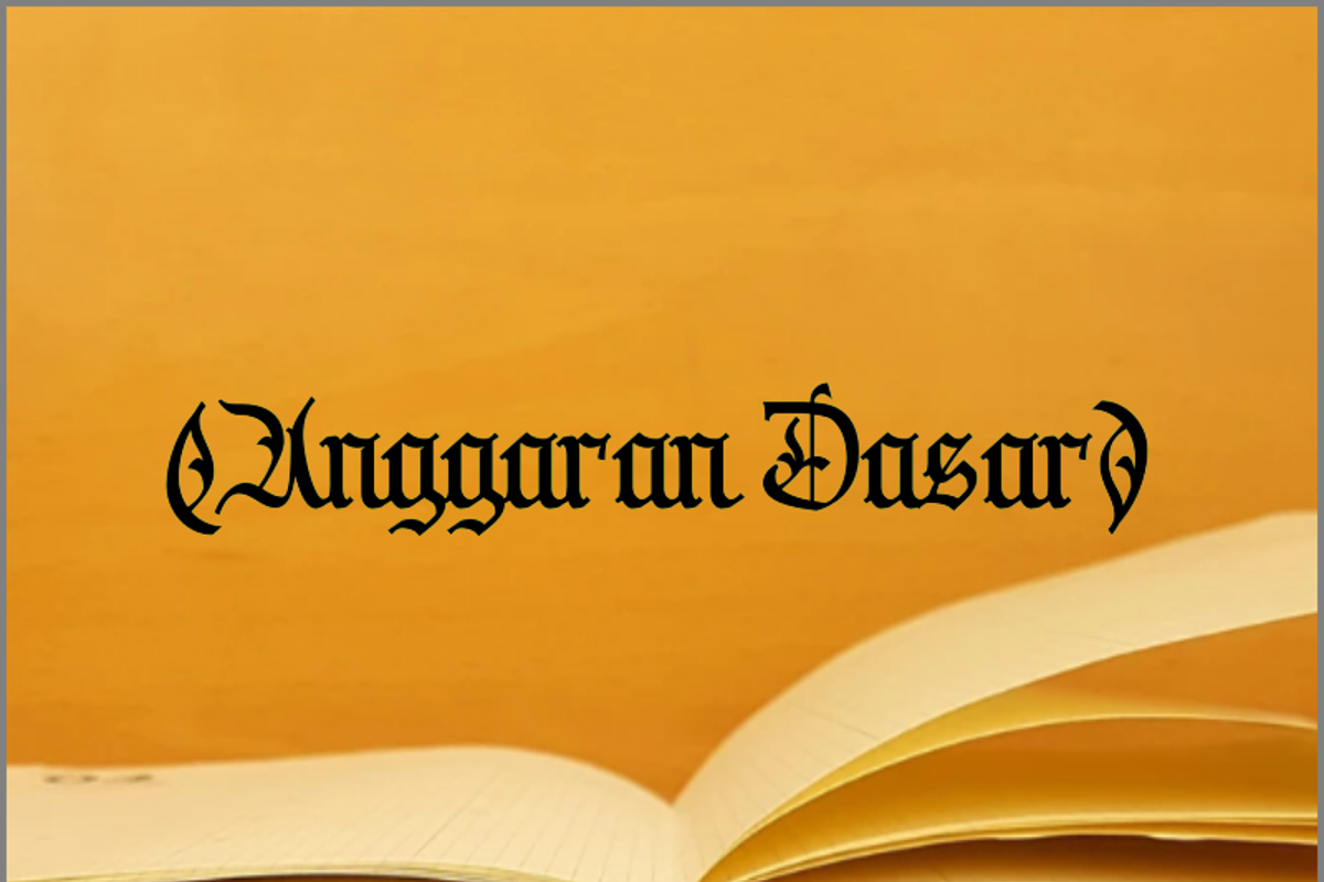 A Anggaran Dasar Font | wepfont | FontSpace