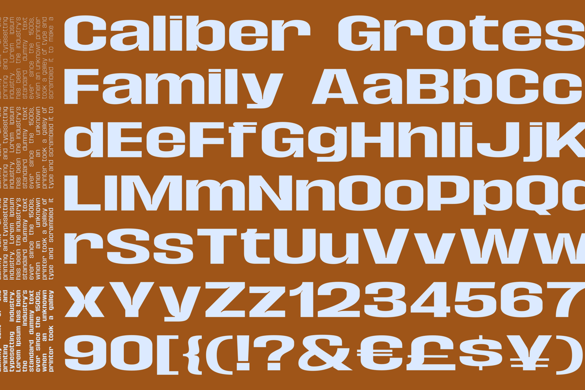 Caliber Grotesk Medium Condensed Font - Free Download
