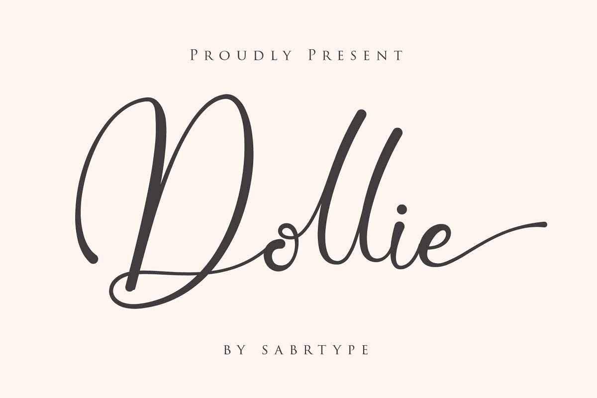 Dollie Font | SabrCreative | FontSpace