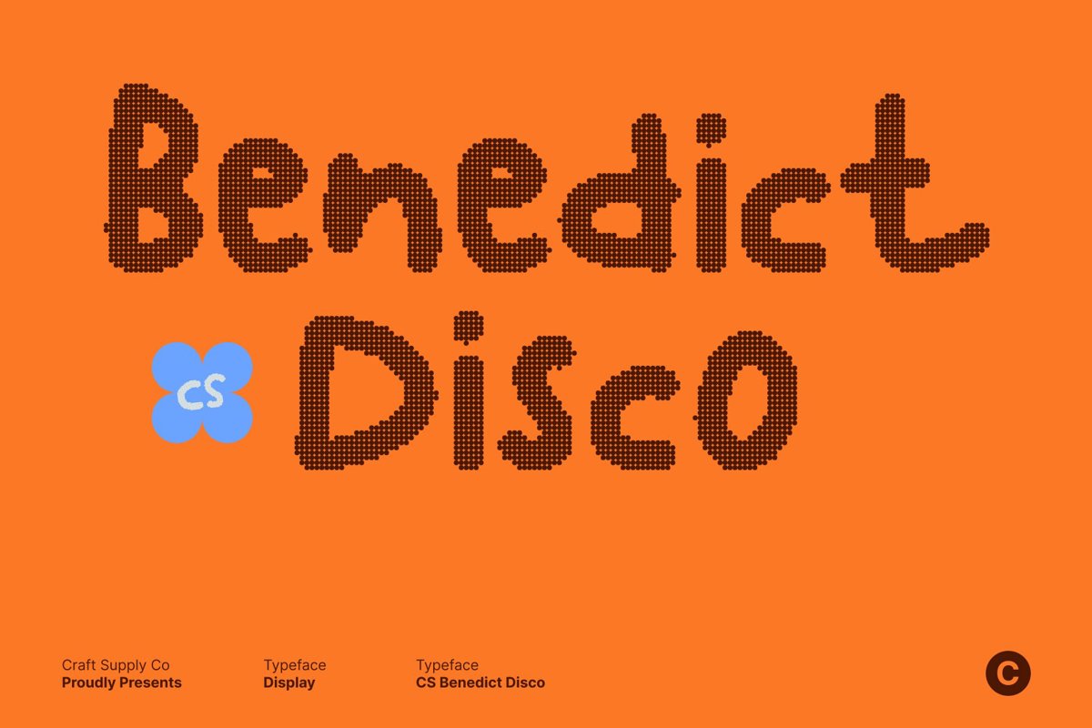 CS Benedict Disco Font - Free Download