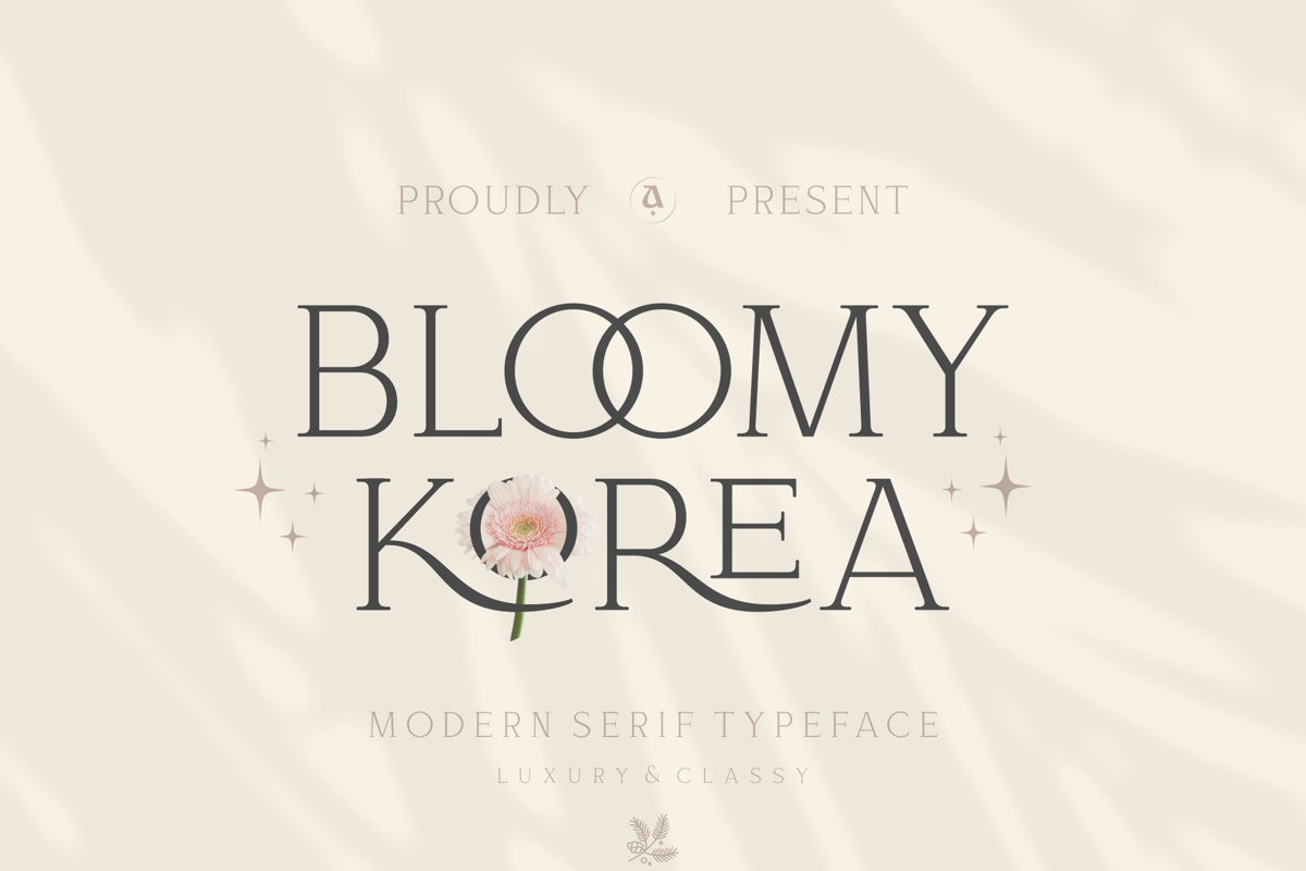 Bloomy Korea Font | Artchitype studio | FontSpace
