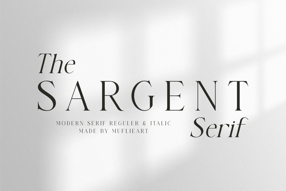 The SARGENT Serif Font - Free Download