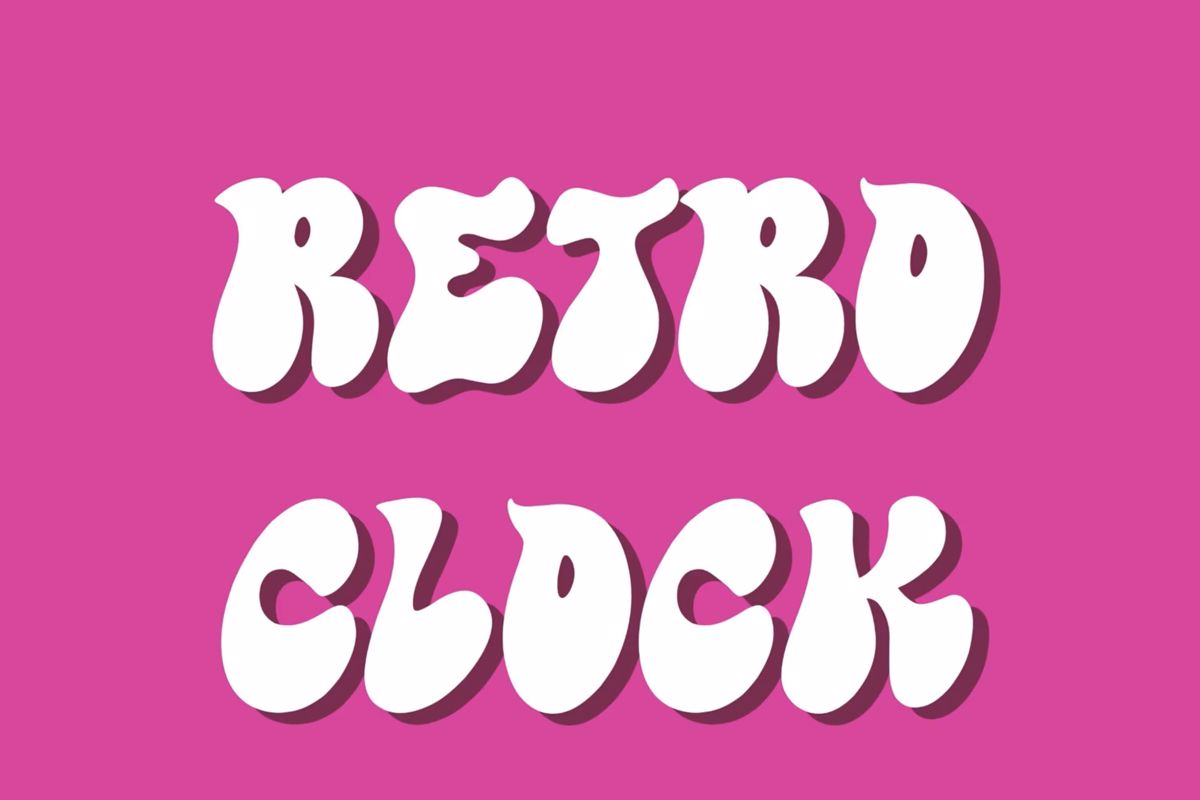 Retro Clock Font | Jonathan S. Harris | FontSpace
