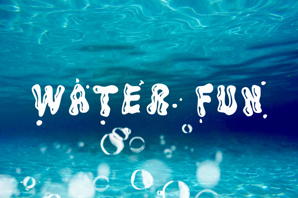 Swimming pool Font - Free Download