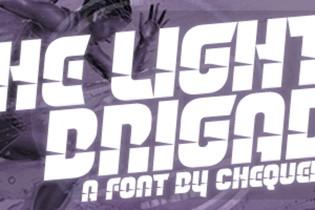 The Light Brigade Font | Chequered Ink | FontSpace