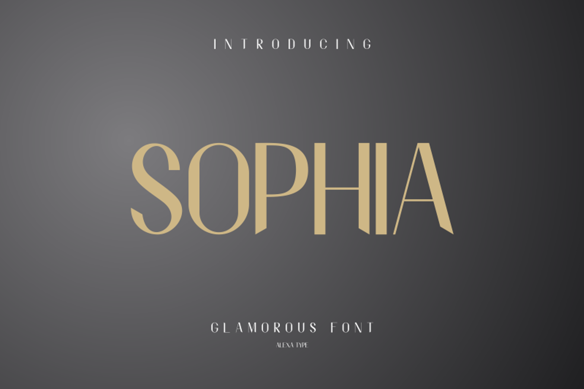 SOPHIA Font Alexatype FontSpace SOPHIA Font Alexatype FontSpace
