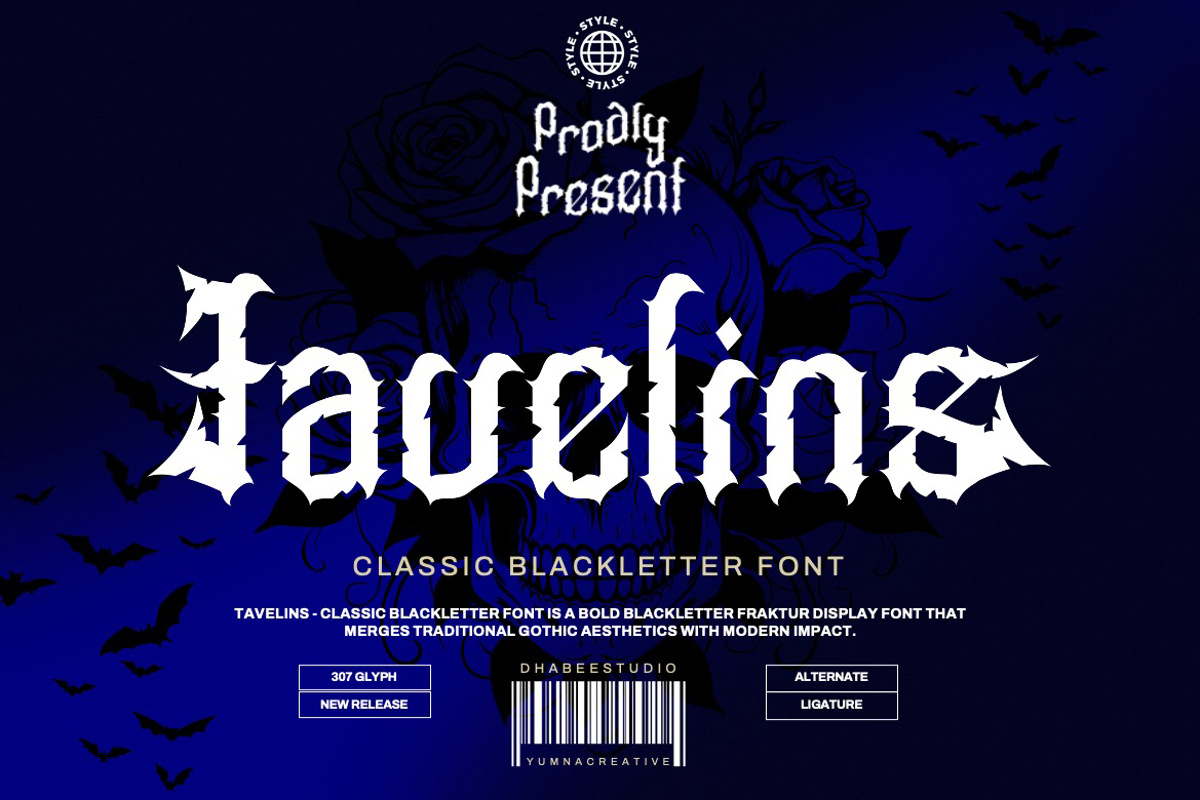 Tavelins Font - Free Download