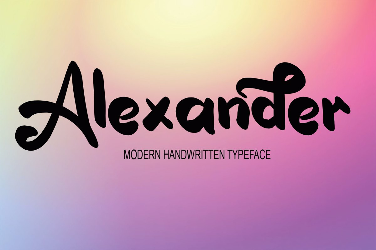 Alexander Font | Canden Meutuah | FontSpace