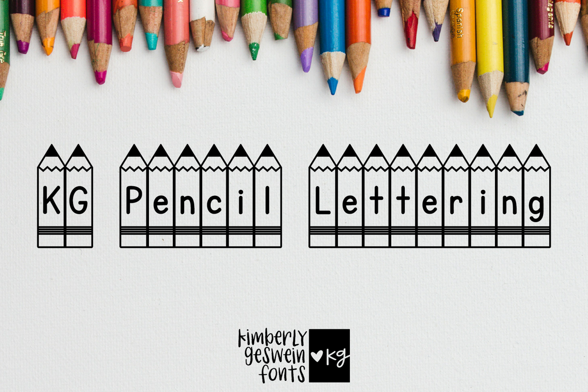 KG Pencil Lettering Font - Free Download