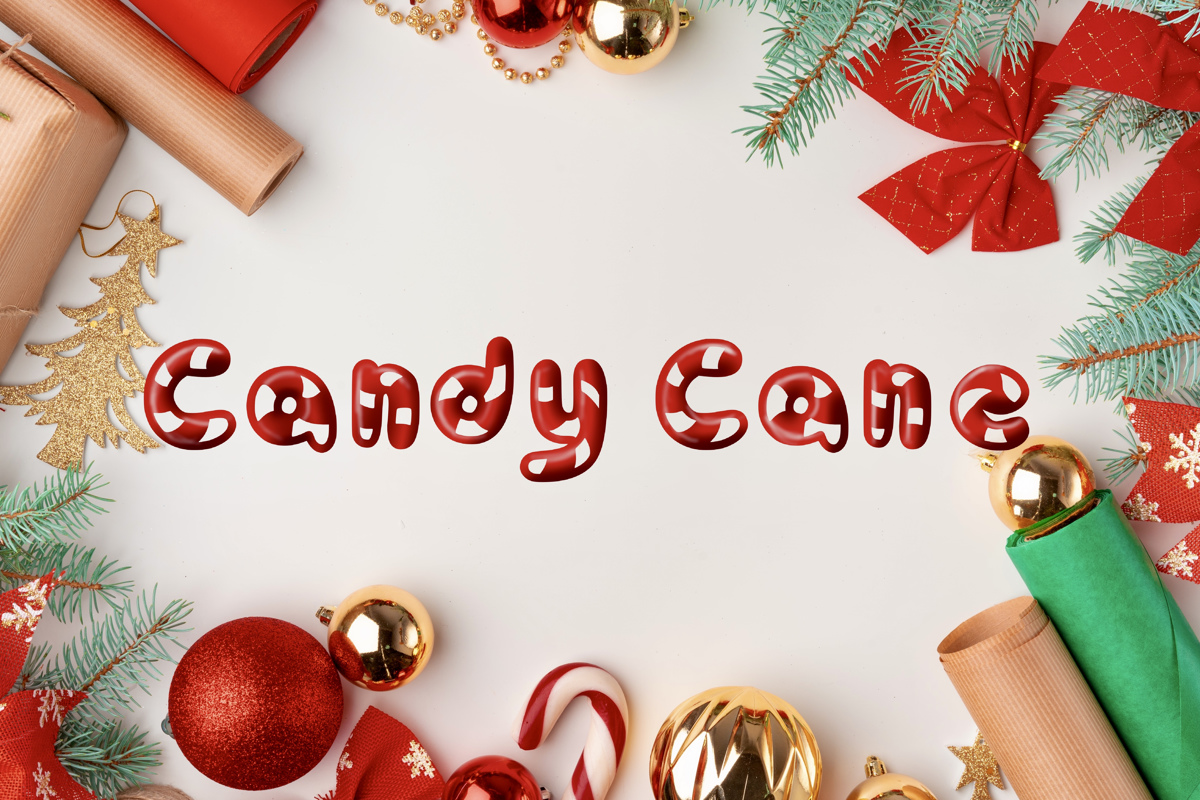 Candy Cane Font - Free Download
