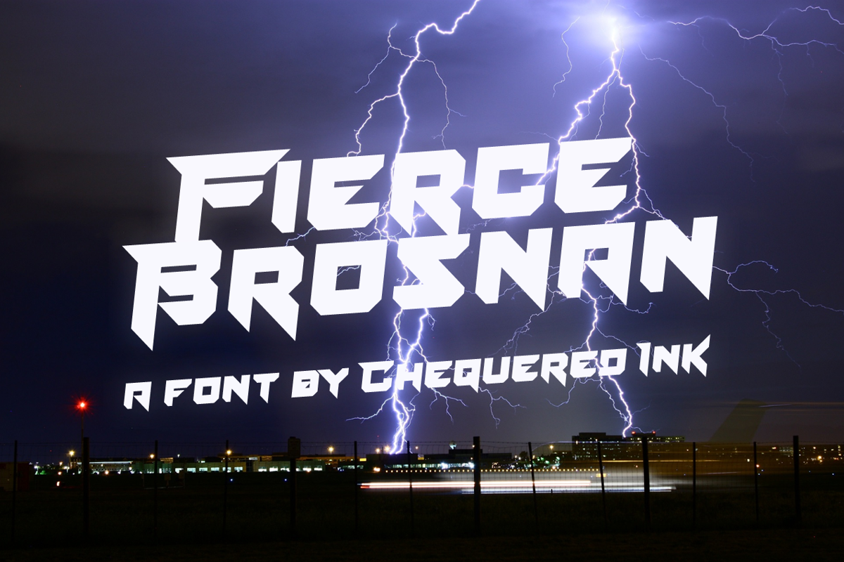 Fierce Brosnan Font - Free Download