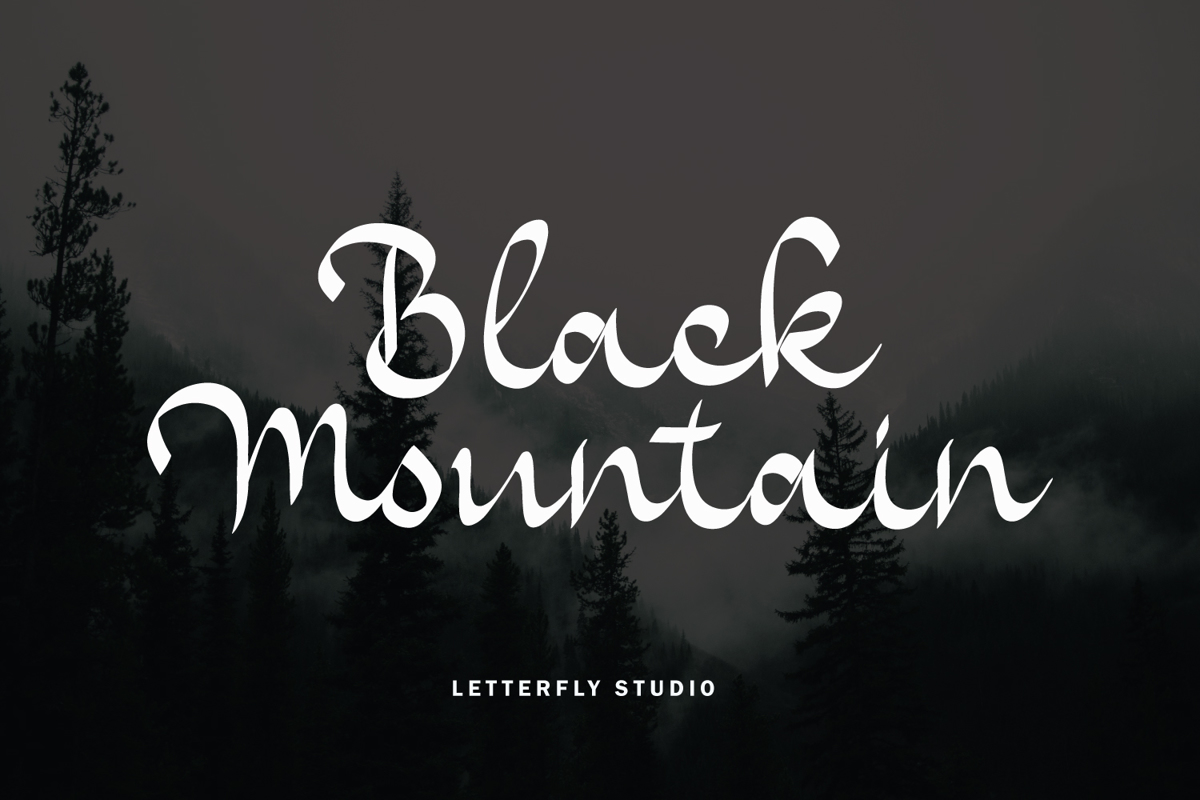 Black Mountain Font - Free Download