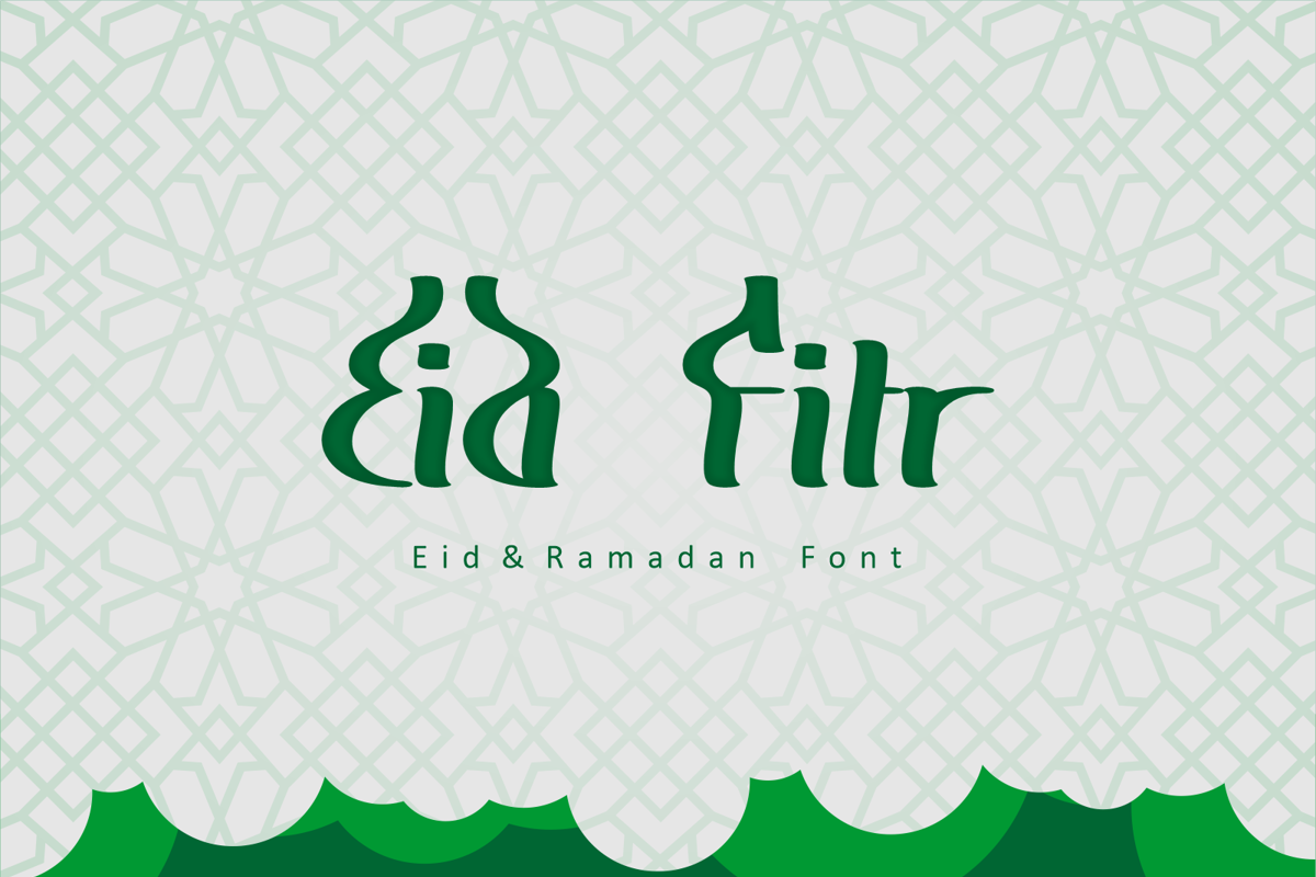 Eid Fitr Font | Nuryantodwi | FontSpace