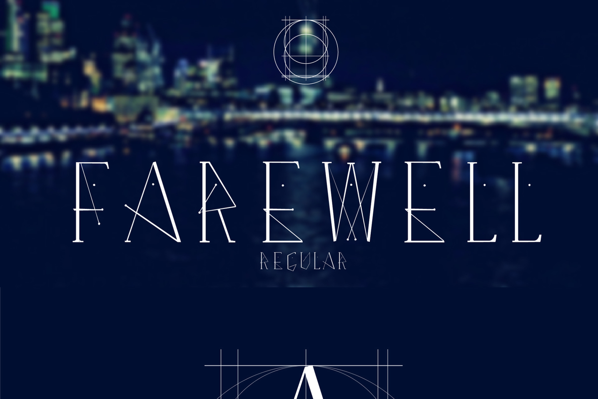 Farewell Font - Free Download