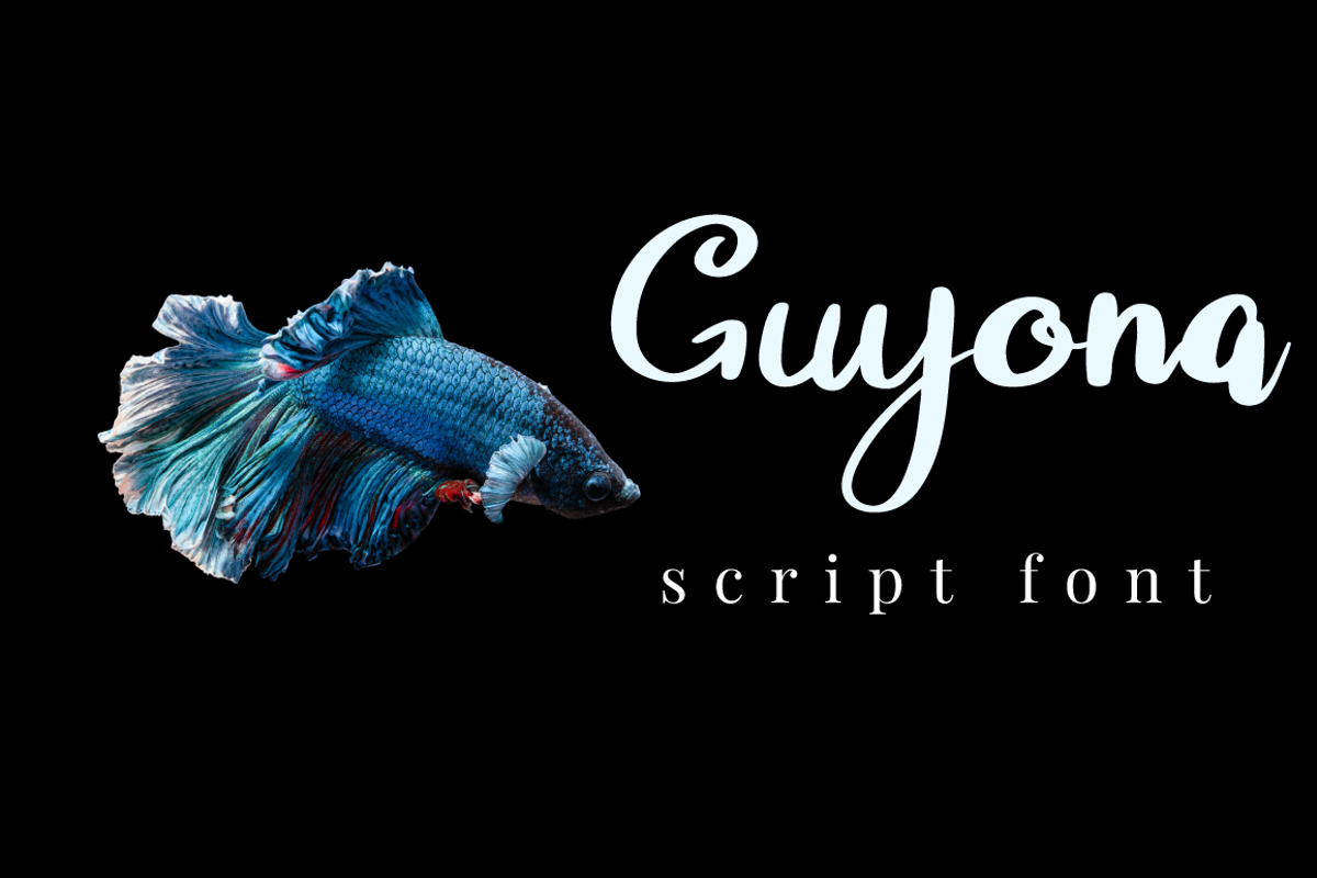 Guyona Font | Attype Studio | FontSpace
