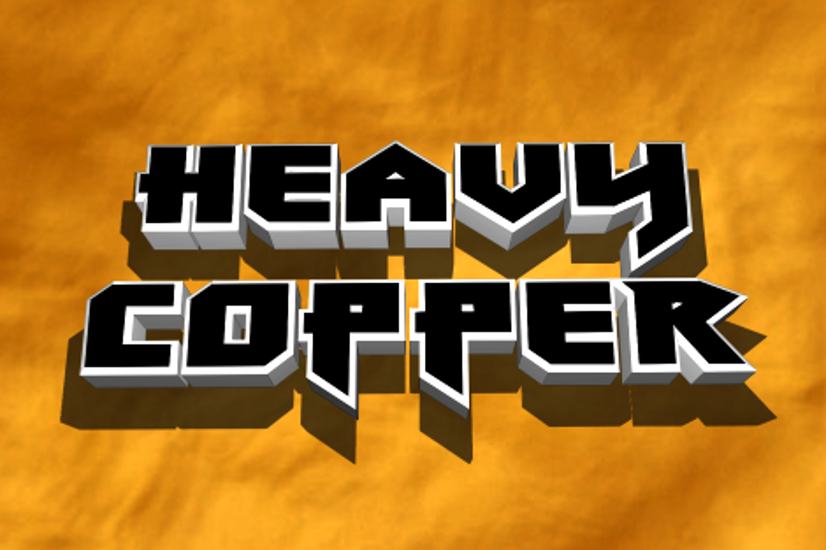 Heavy Copper Font - Free Download