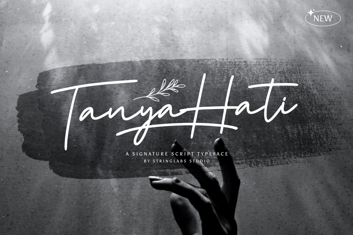 Tanya Hati Font | StringLabs | FontSpace