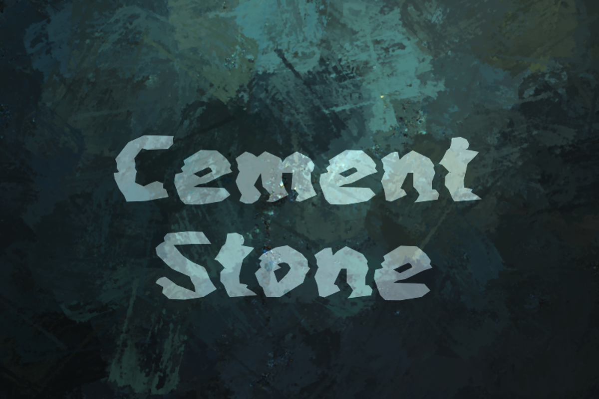C Cement Stone Font | wepfont | FontSpace