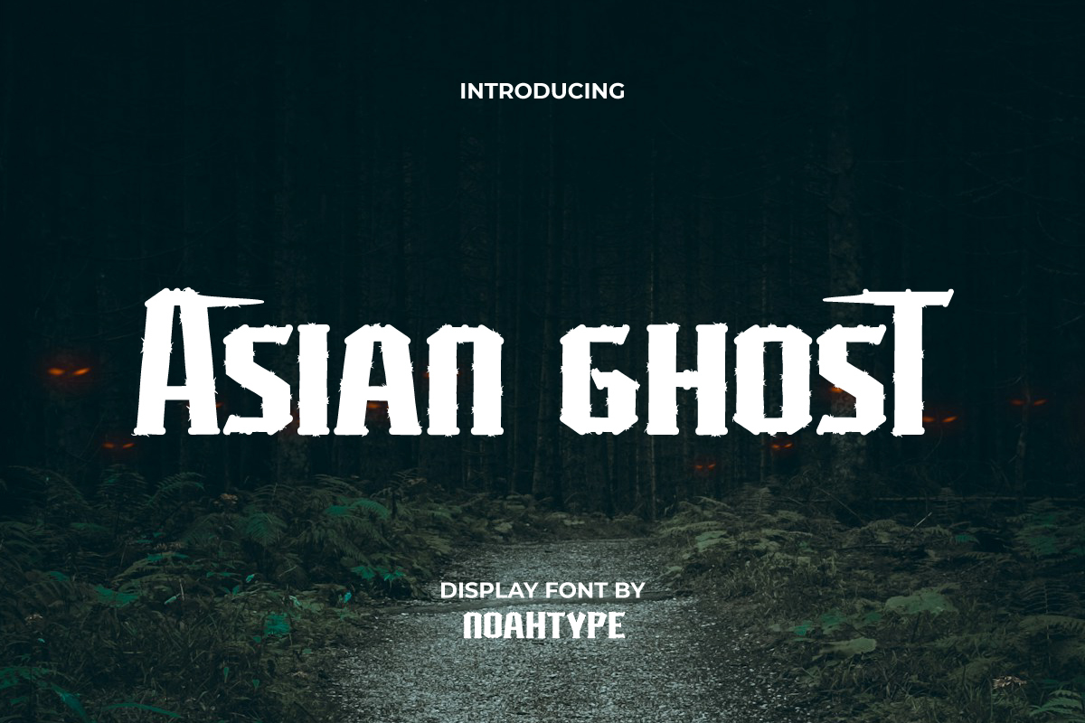 Asian Ghost Font | noahtype | FontSpace