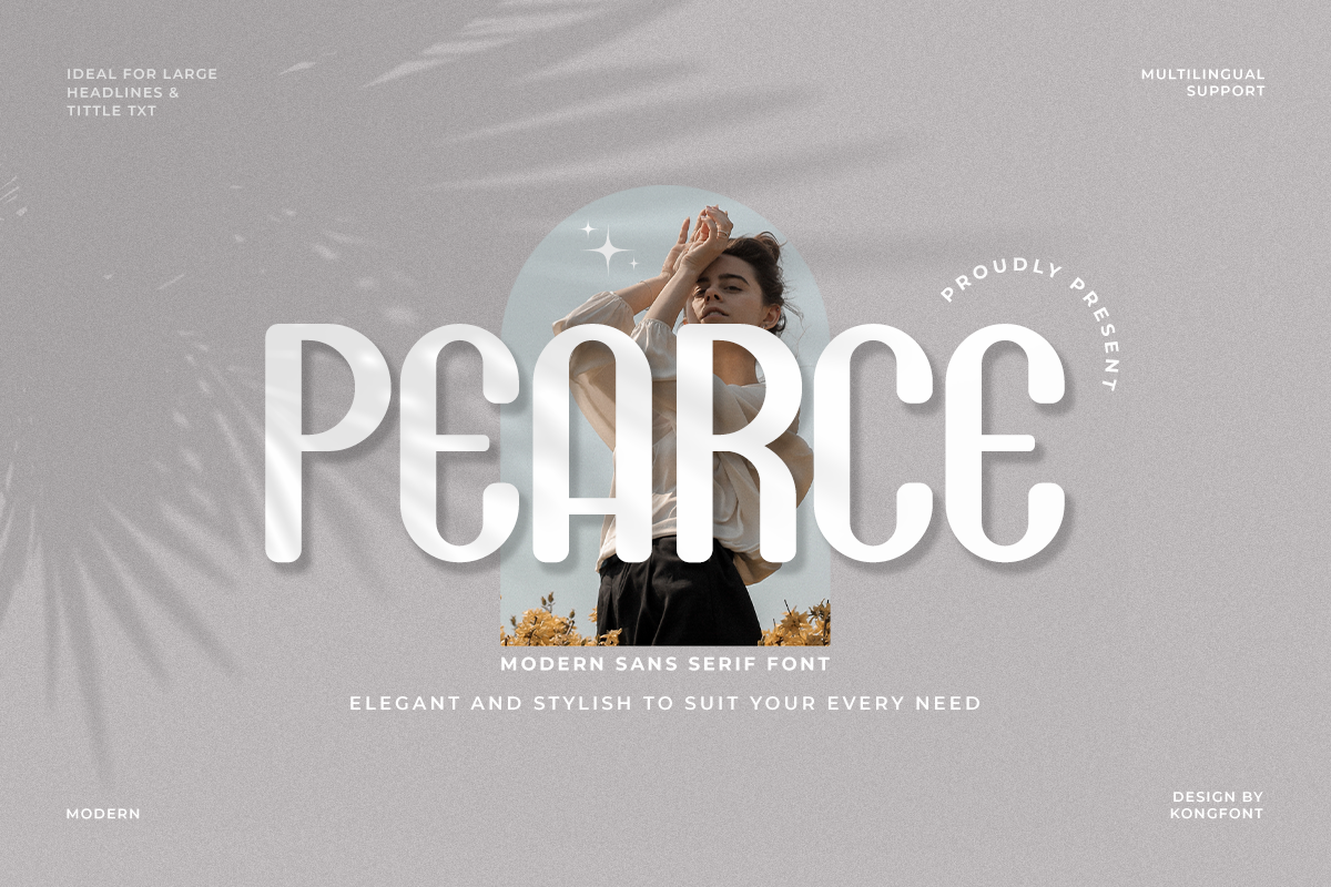 Pearce Font | Fontkong | FontSpace