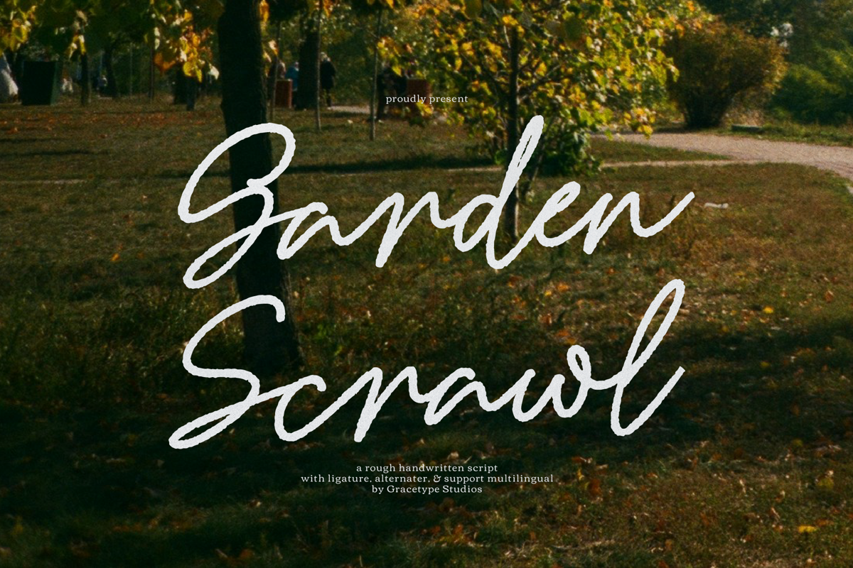 Garden Scrawl Font - Free Download