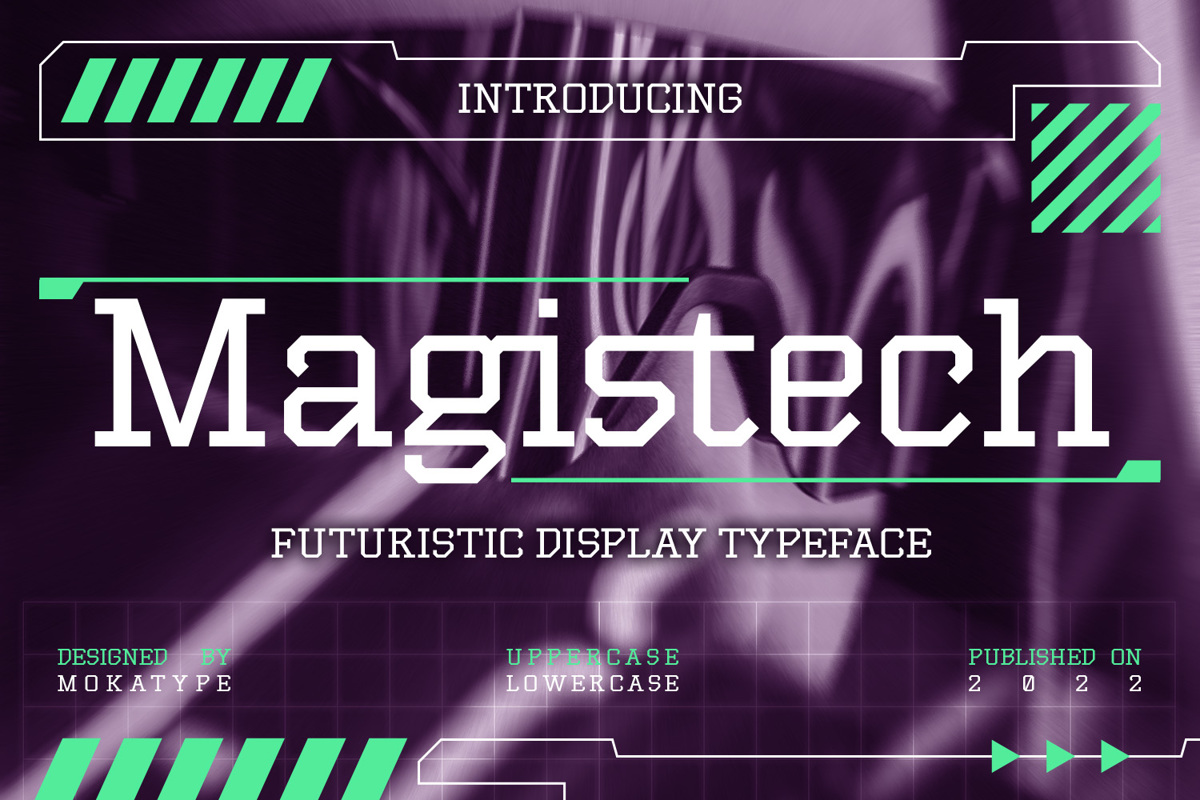 Magistech Font | mokatype | FontSpace