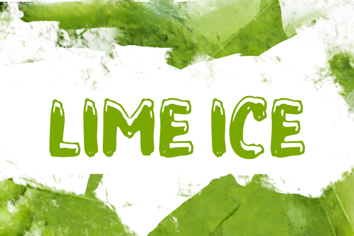L Lime Ice Font | wepfont | FontSpace