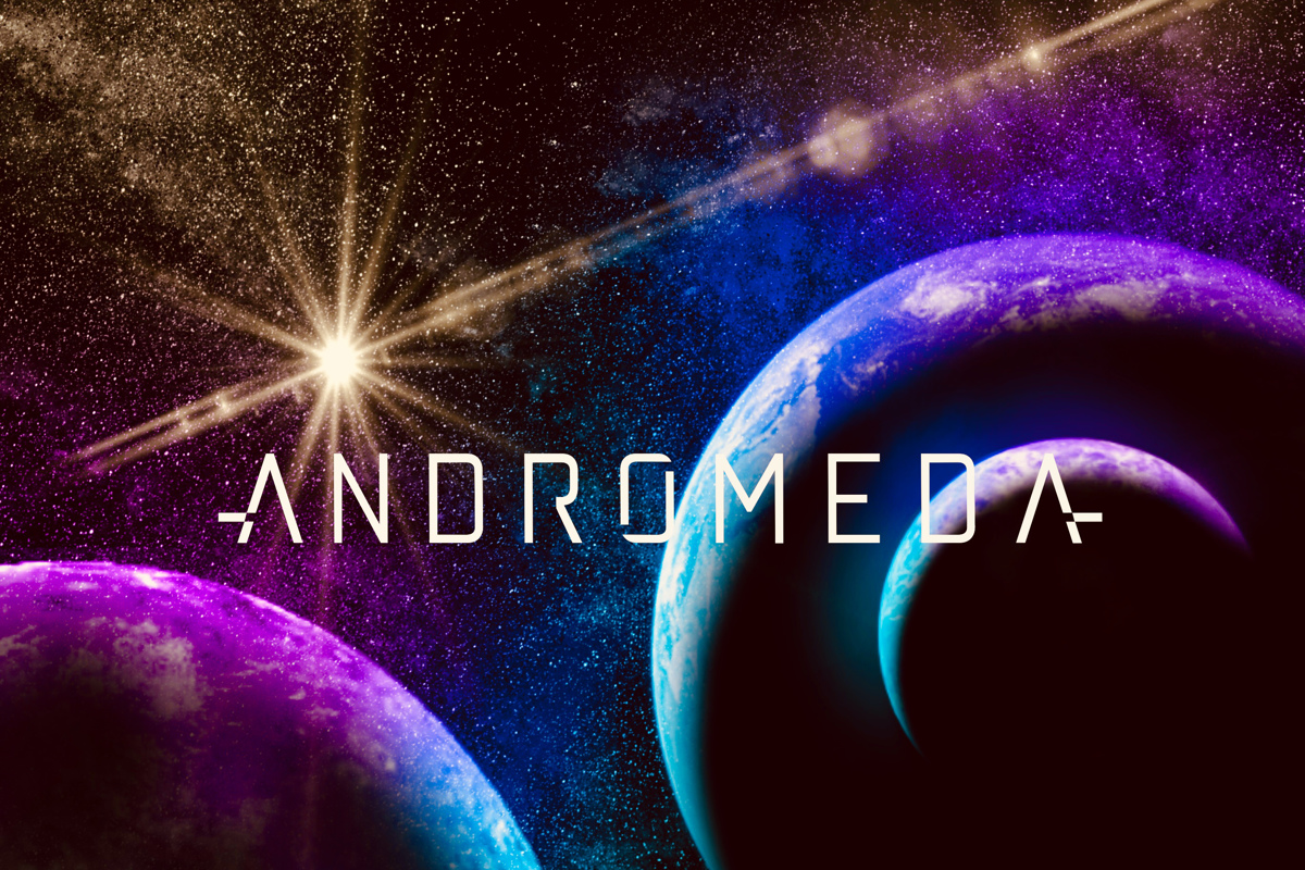 Andromeda Font | JoannaVu | FontSpace