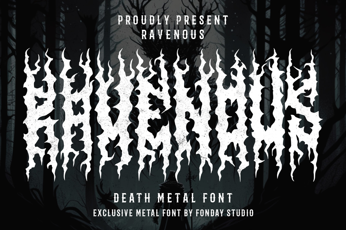 RAVENOUS Font - Free Download
