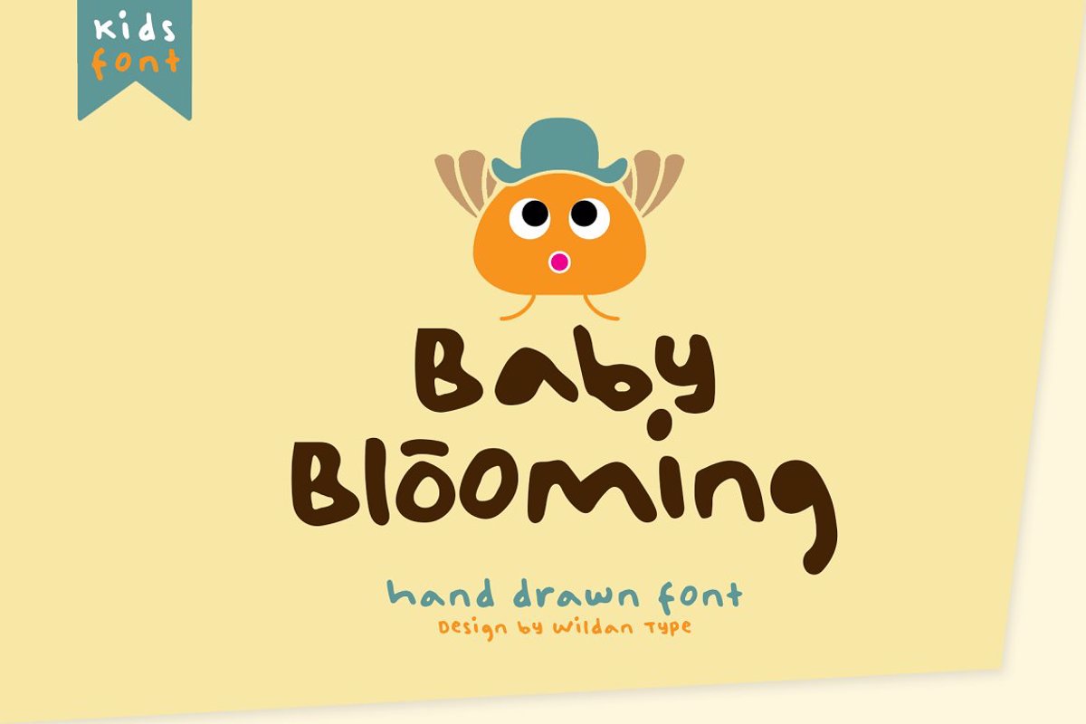Baby Blooming Font | Widan Type | FontSpace